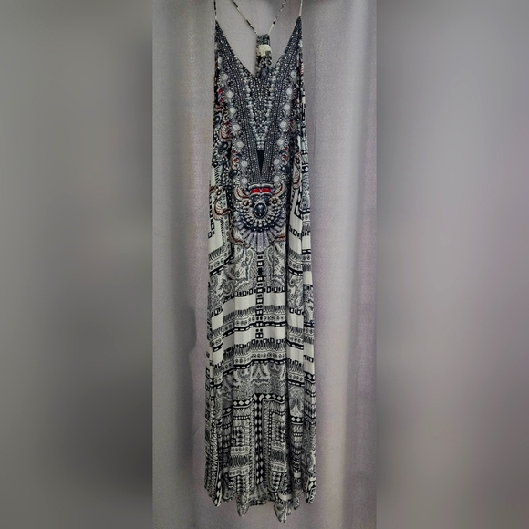 La Moda | Dresses | La Moda True Colours Scoop Neck T Back Maxi Dress ...